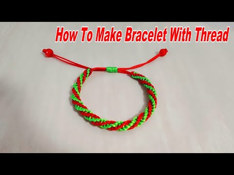 How To Make Bracelet With Thread ,3 minute Easy DIY Bracelet Projects ...