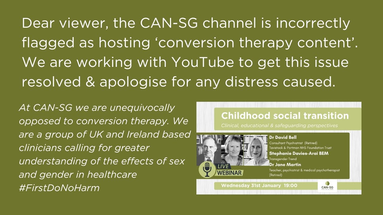 Childhood Social Transition- clinical, educational & safeguarding ...