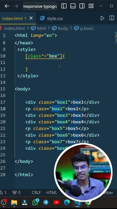 Css Tricks Attribute Selector In Css Coding Codingschool Programming Youtube