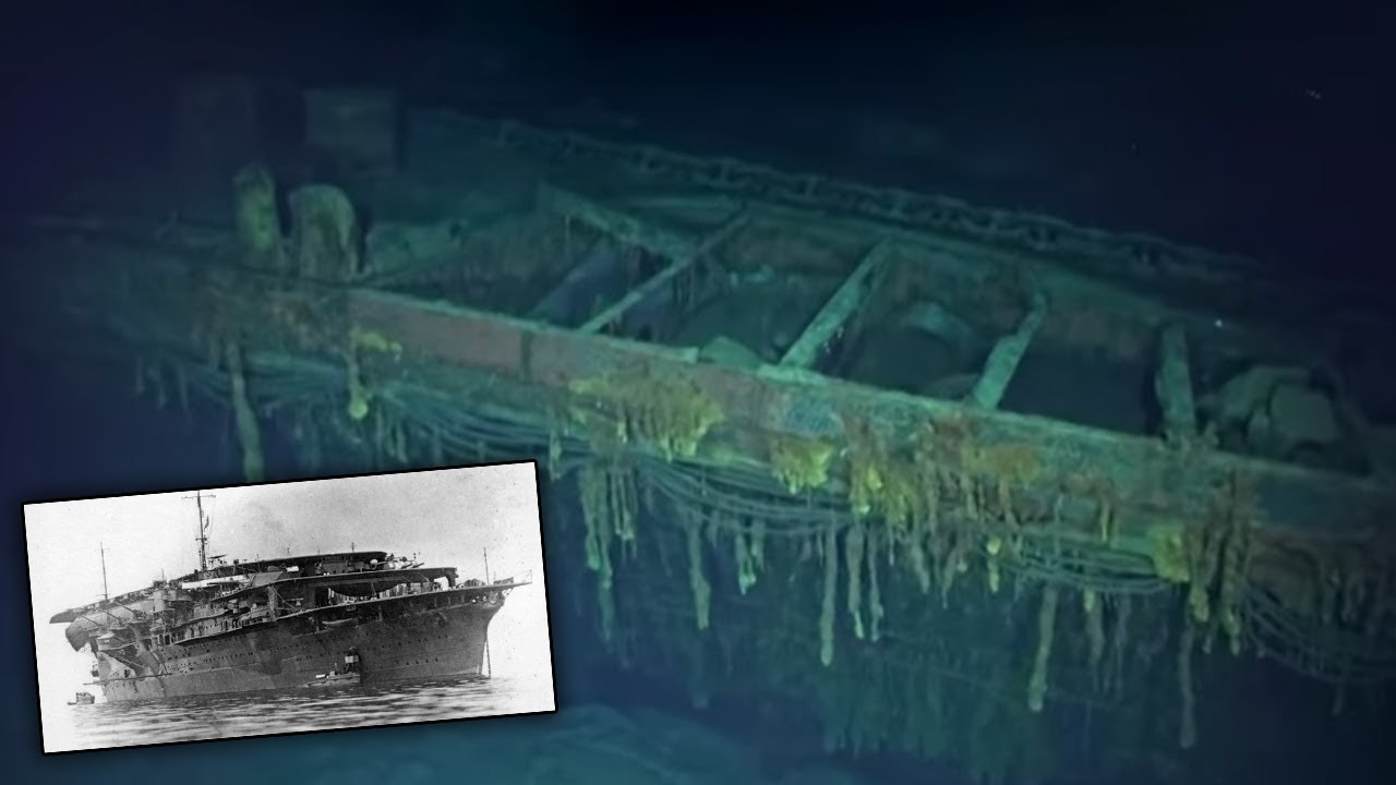 Porta-aviões da Segunda Guerra Mundial é encontrado no Atol Midway ...