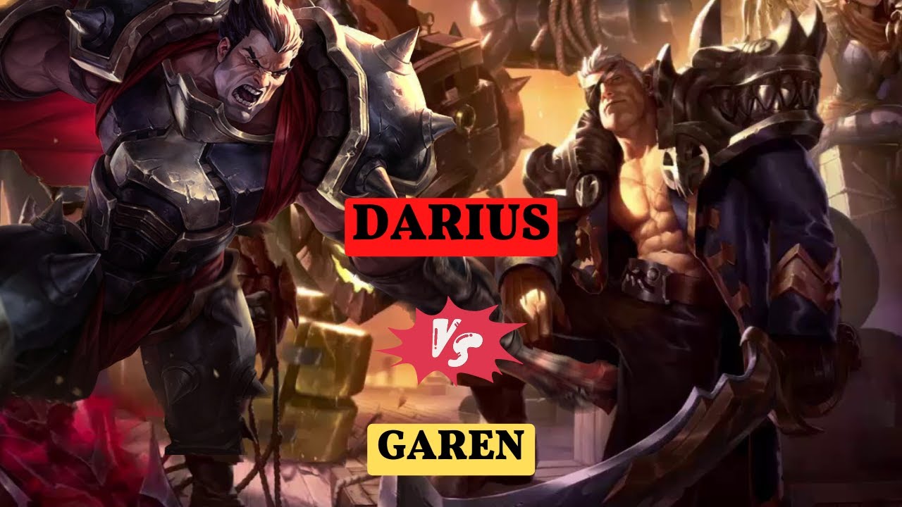 DARIUS vs Garen gameplay | League Of Legends Wild Rift | Pinlouis Wild ...