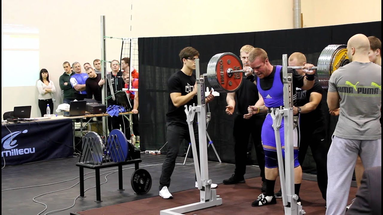 Klassikalise jõutõstmise EKV 2012. Alex- Edward Raus 312,5 kg. - YouTube