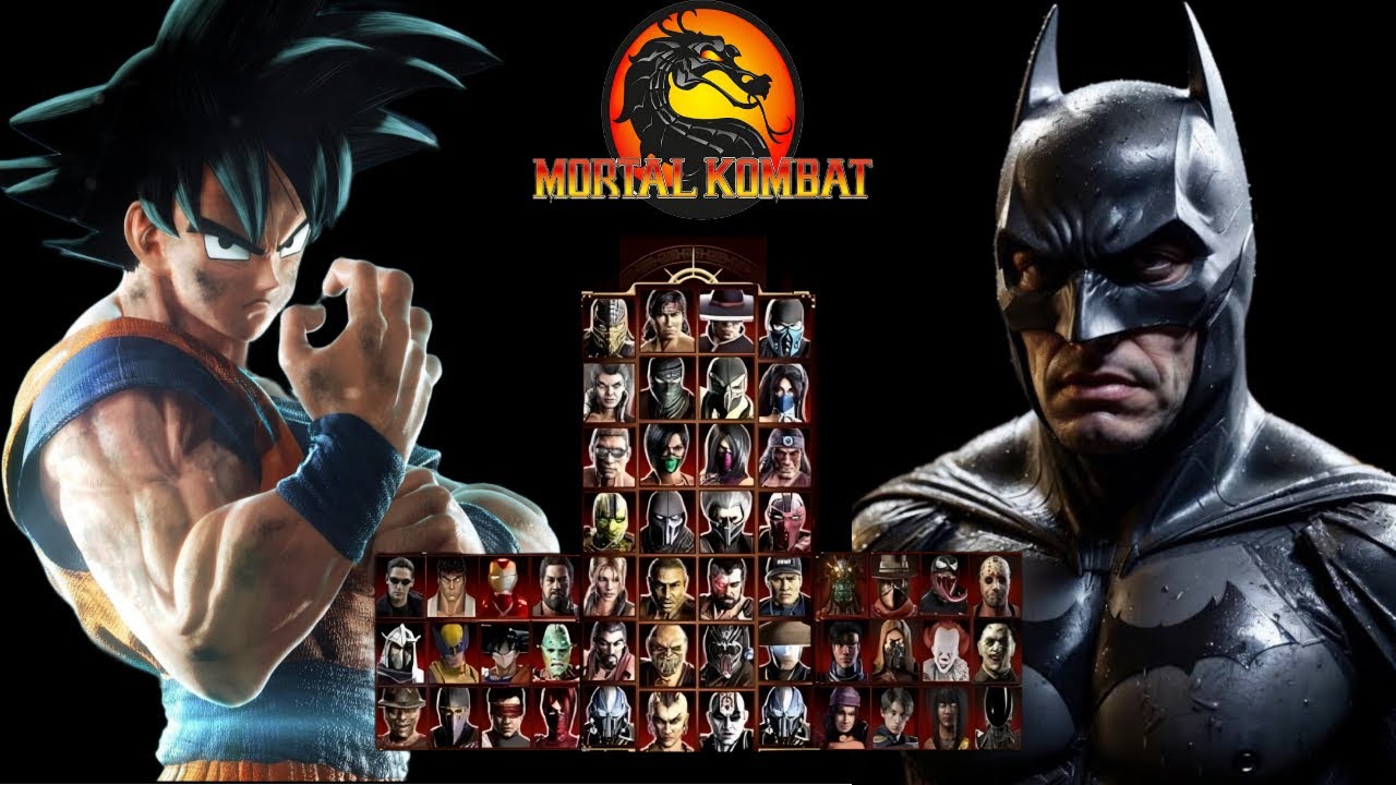 Mortal Kombat 9 - GOKU & BATMAN MOD - NEW Expert Tag Ladder Gameplay ...