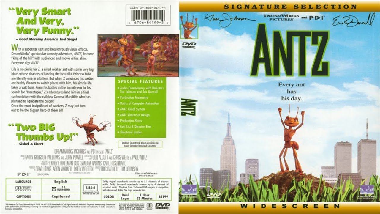 Opening Antz DVD (1998) - YouTube