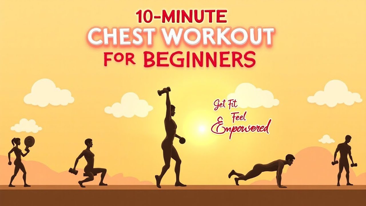 10-Minute Chest Workout for Beginners - No Equipment Required - YouTube