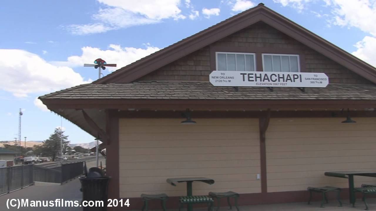 Tehachapi, CA Train Depot - YouTube