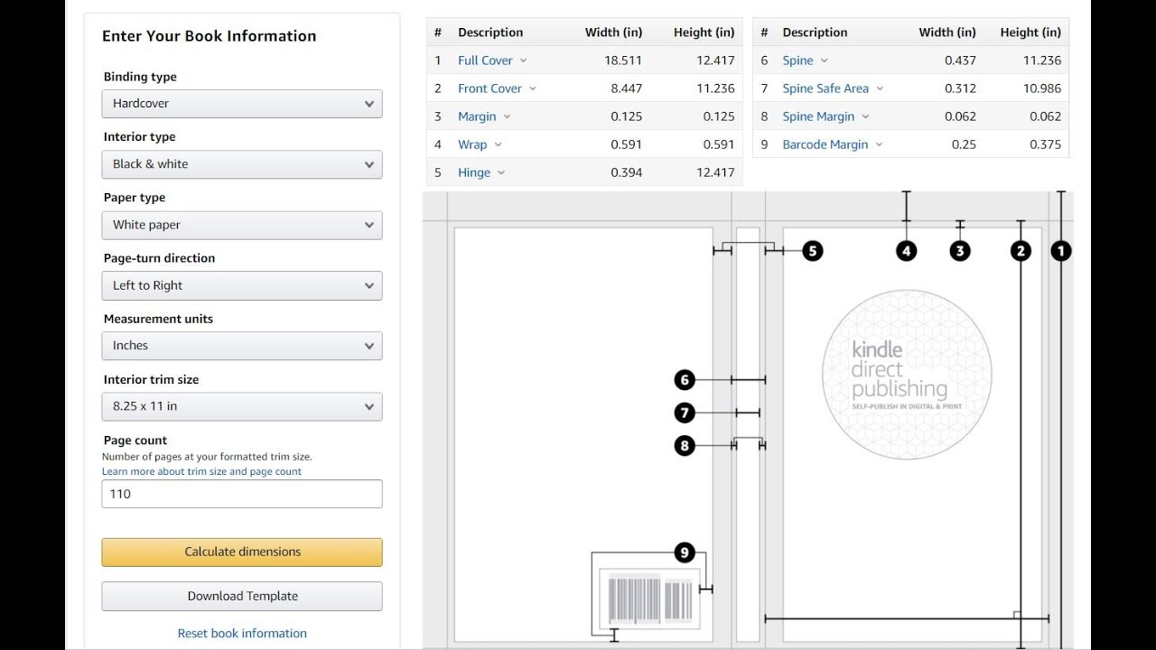 Amazon KDP Hard Cover Wersja Beta. Rozmiary okładek - YouTube