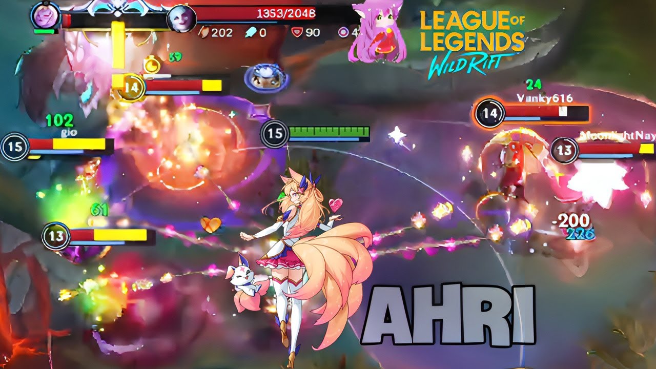 Wild Rift Ahri Montage Best Ahri Plays Lol Wild Rift Montage Youtube