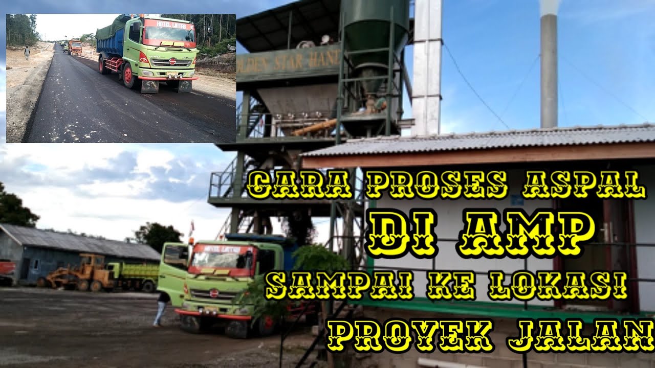 Cara Pembuatan Hotmix / Campuran Aspal Panas. - YouTube