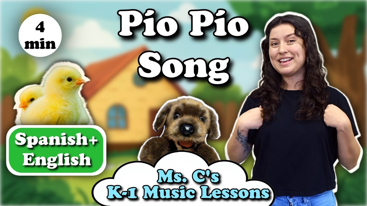 Spanish Song Lesson K-1 | Pío Pío Chick Song | Beats With Biscuit and ...