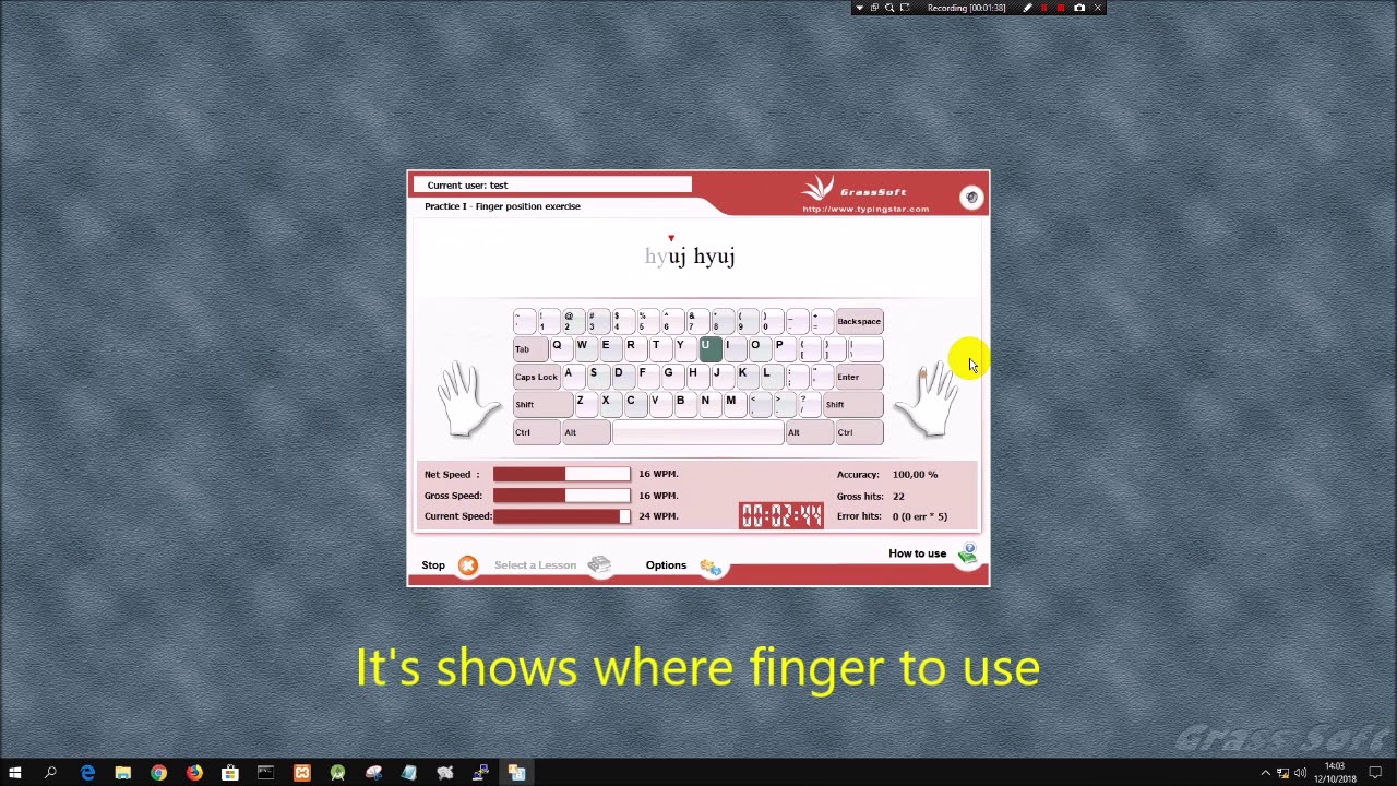 Learn Typing Fast and Better Software Download - YouTube