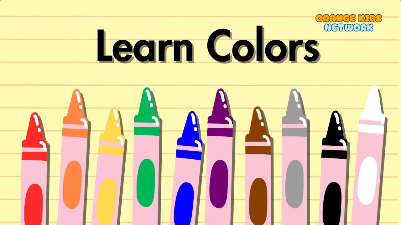 Learn Color Names | Learn Colors For Children and Toddlers | Colours ...