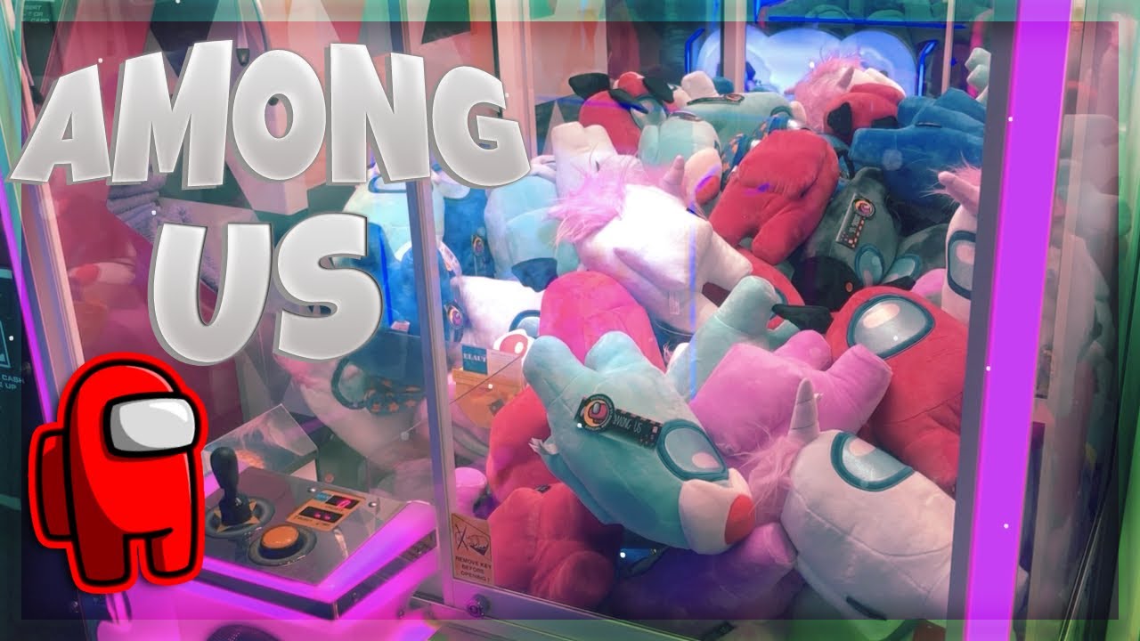 AMONG US CLAW MACHINE - CAN I GET THE RED IMPOSTOR? - YouTube