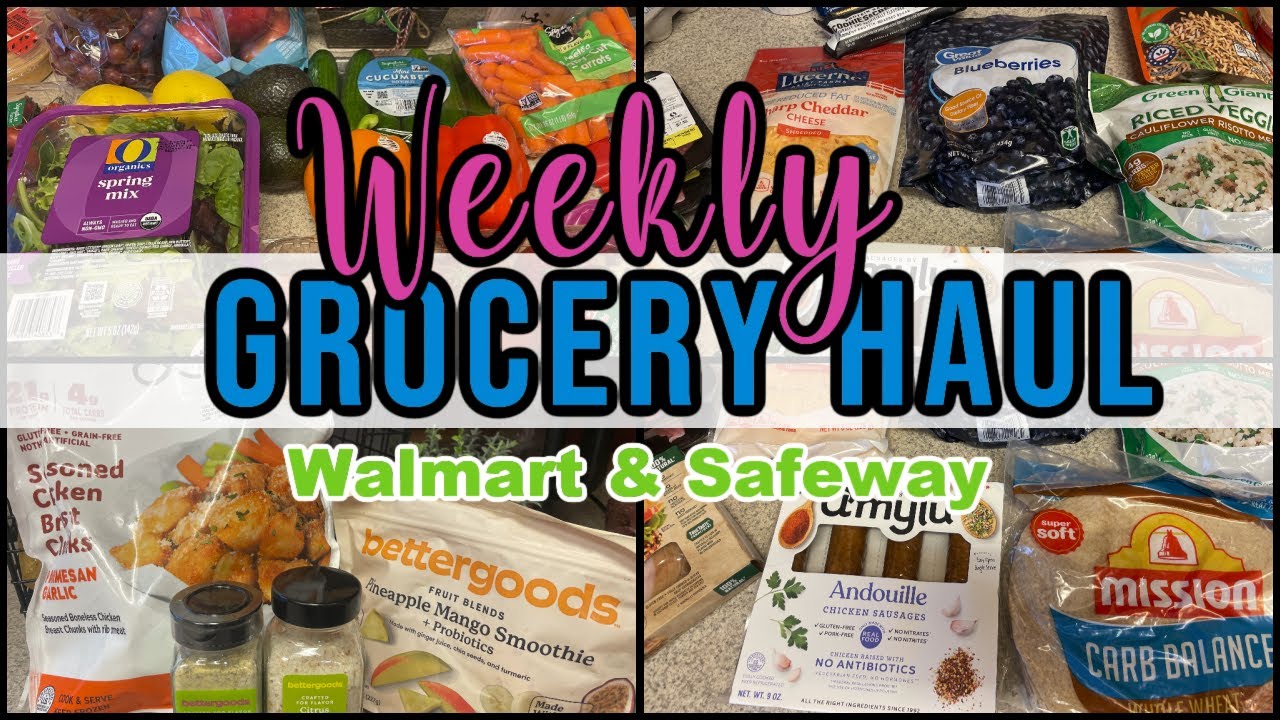 **NEW WALMART ITEMS** Weekly Grocery Haul 🛒 WW Points Included 🔥 - YouTube