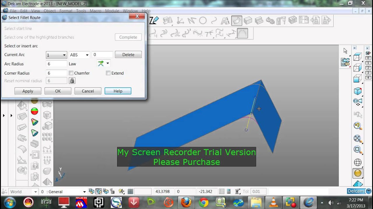 PowerSHAPE-e 2013 Design (ran1) - YouTube