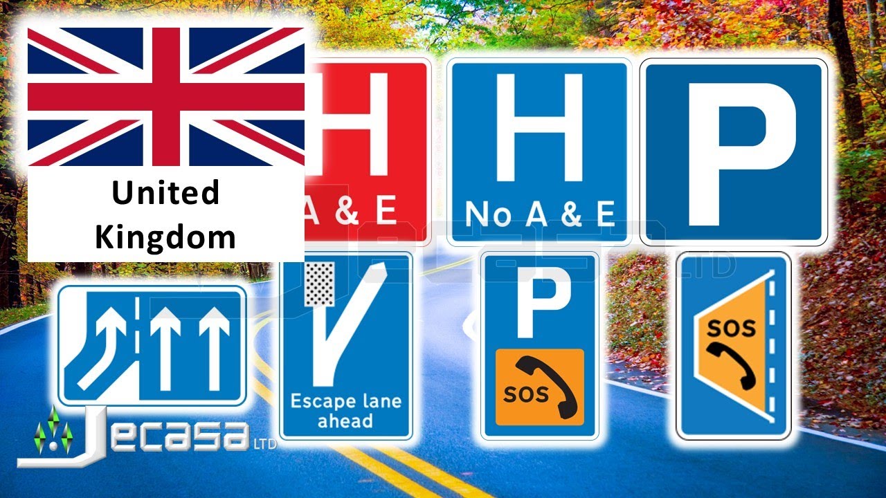 Indication Traffic-Road Signs in the United Kingdom (London, Birmingham ...