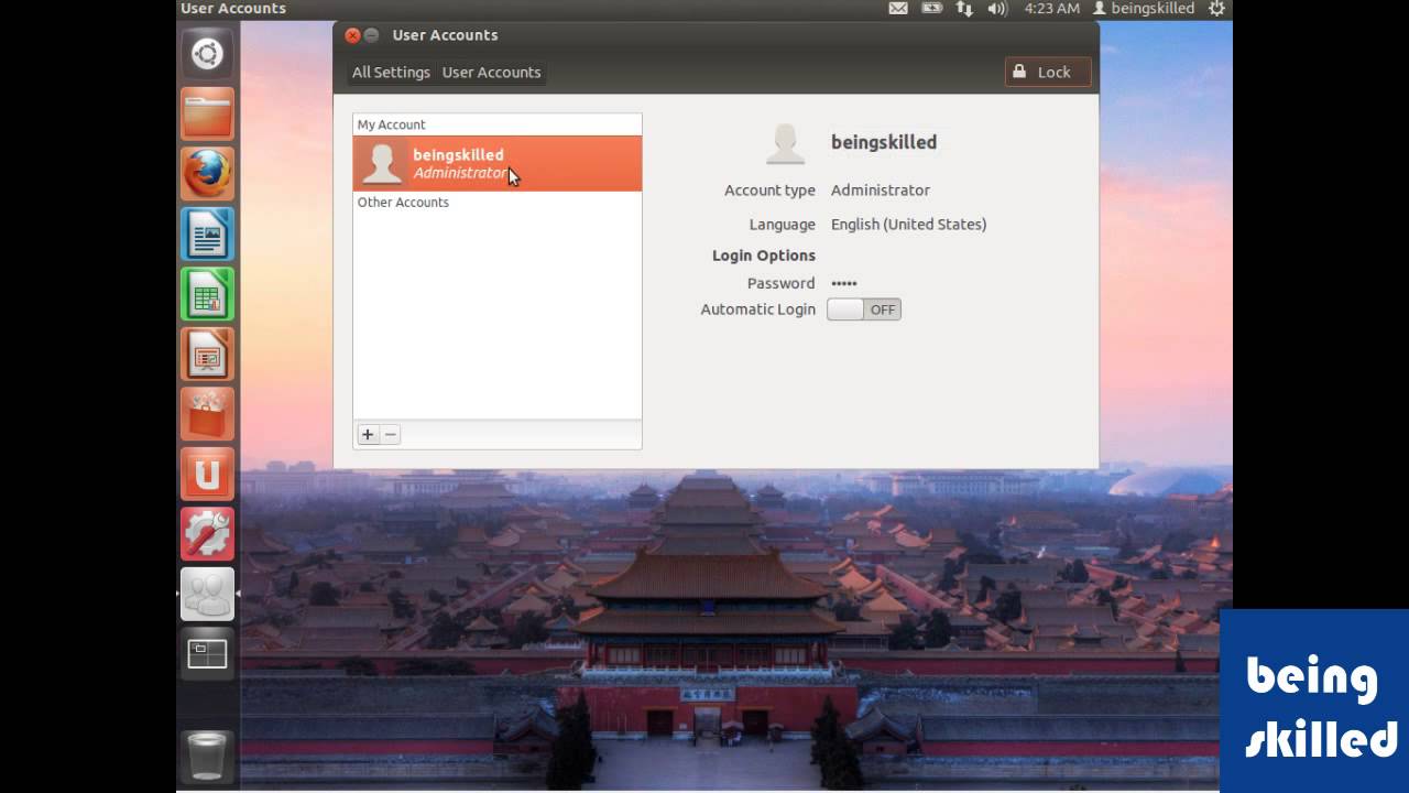 How to change User's password in Ubuntu ( Graphical User Interface ...