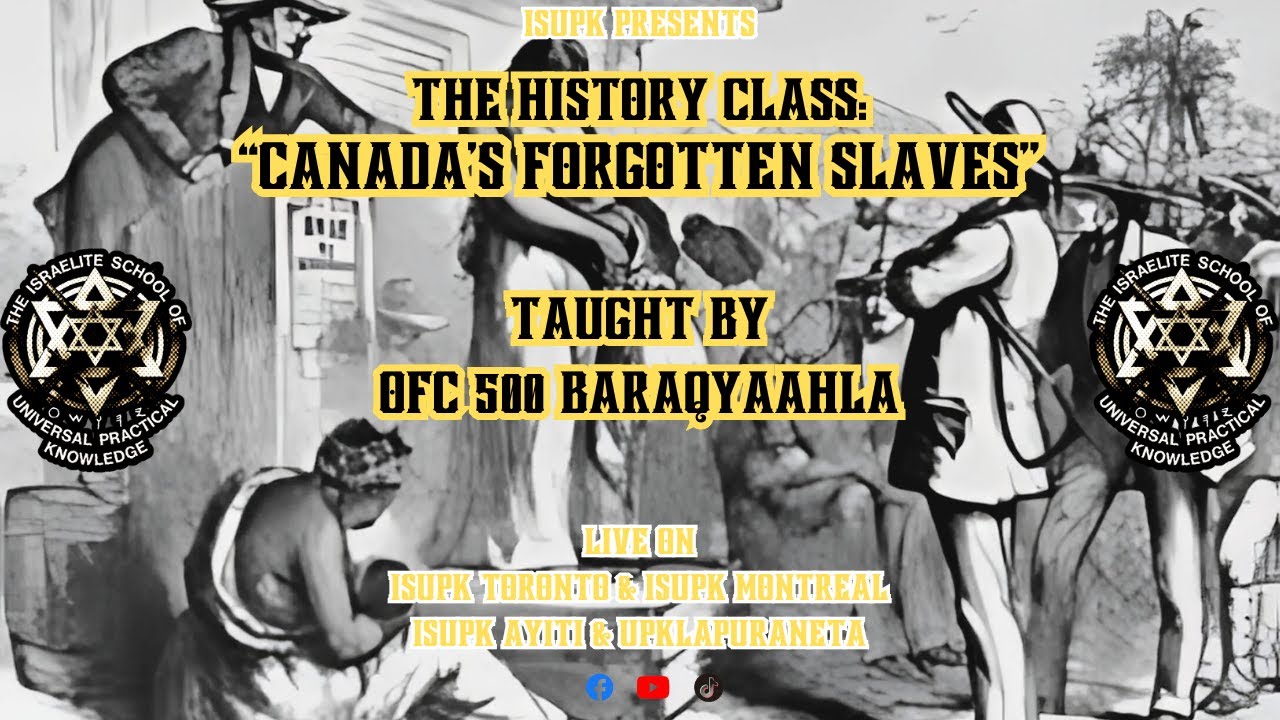 HISTORY CLASS: CANADA'S FORGOTTEN SLAVES #HISTORY #CANADA #QUEBEC # ...