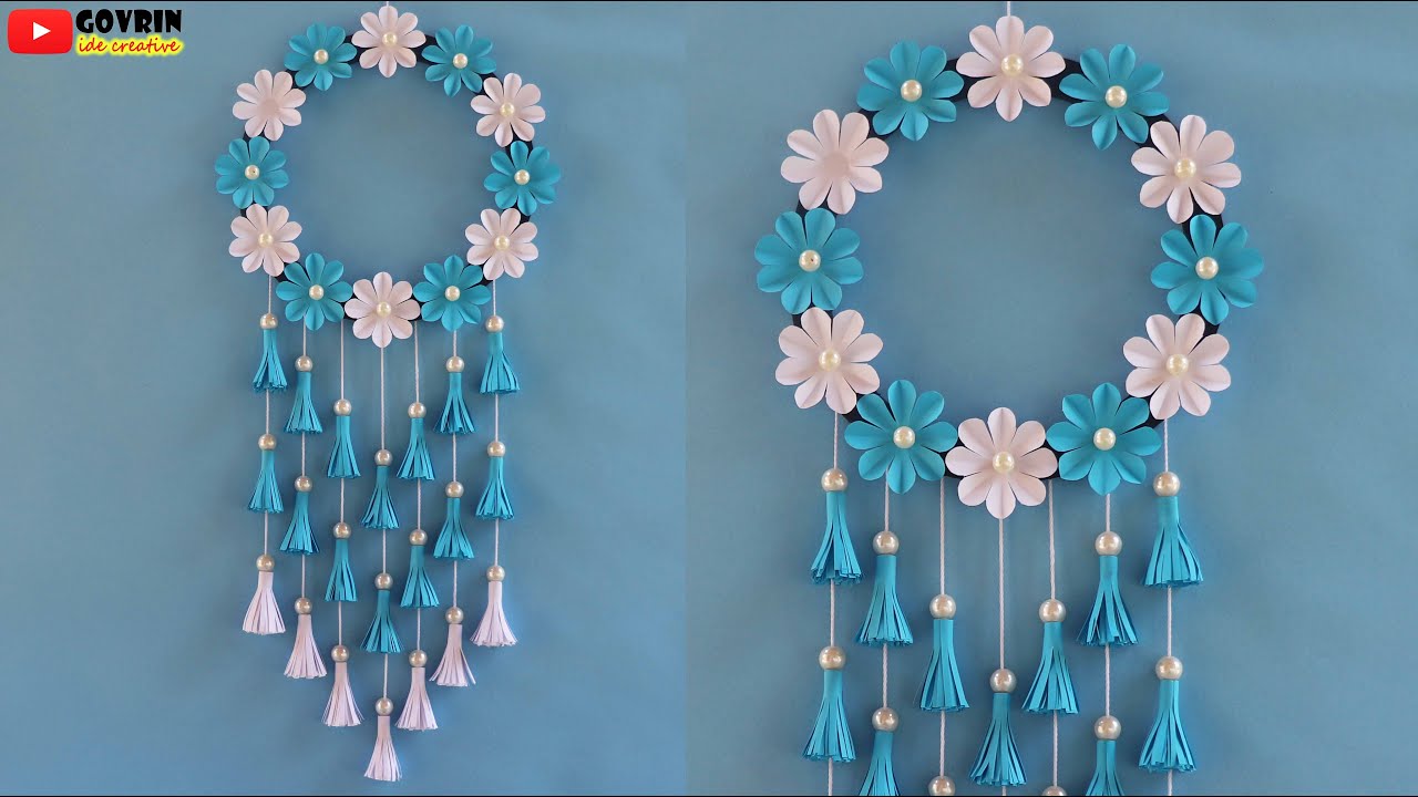 Paper Wall Hanging Ideas | Ide Kreatif Membuat Hiasan Dinding Cantik ...