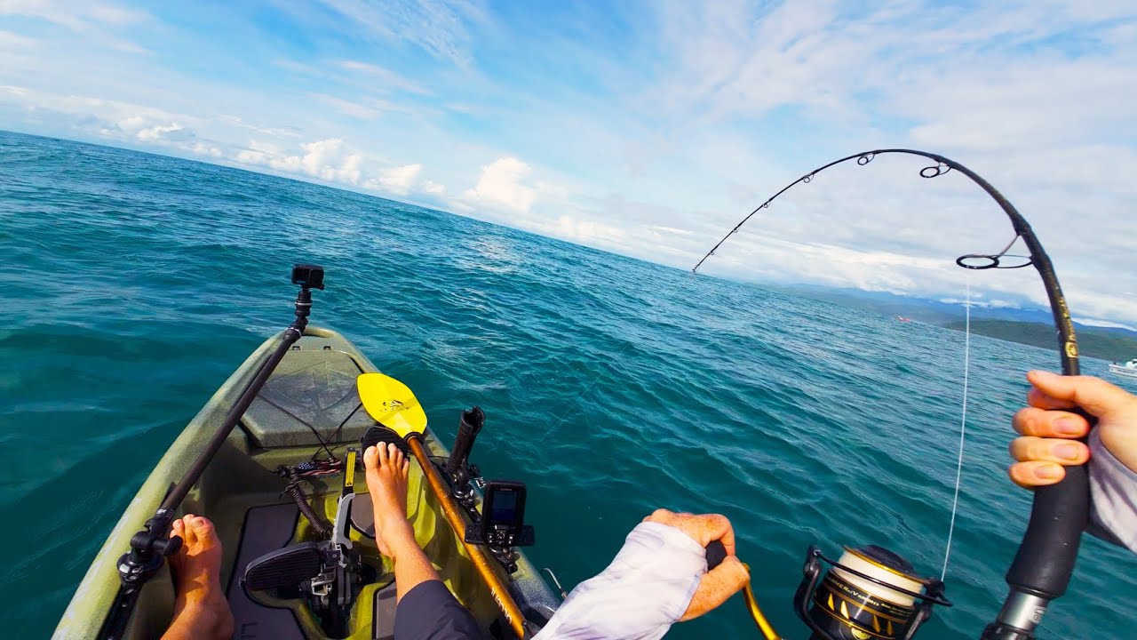 Offshore Kayak Fishing for HUGE Fish with Lures (Multi Species Non-Stop ...