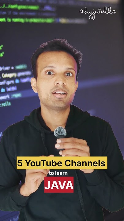 5 YouTube Channels to learn JAVA - YouTube