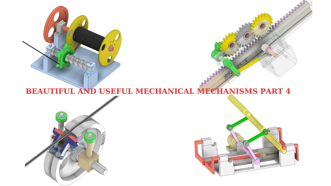 BEAUTIFUL AND USEFUL MECHANICAL MECHANISMS PART 4 - YouTube