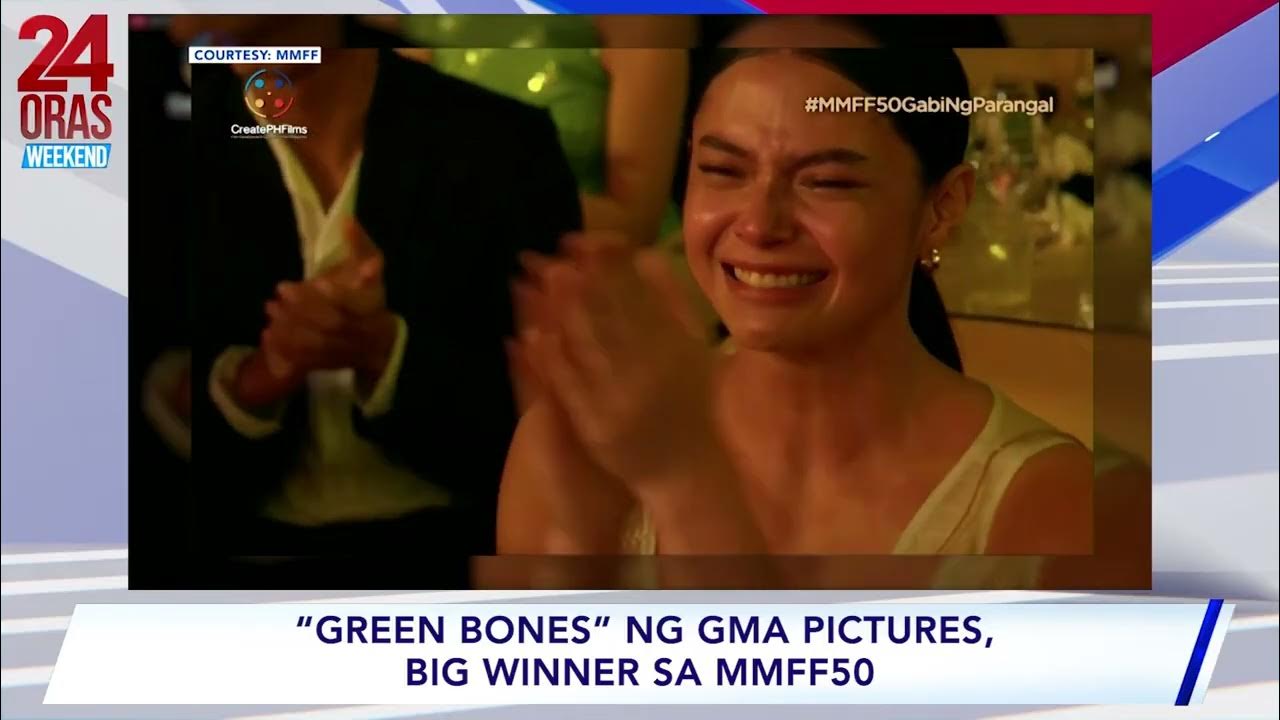 "Green Bones," humakot ng major awards sa 50th MMFF Gabi ng Parangal; back-to-back... | 24 Oras ...