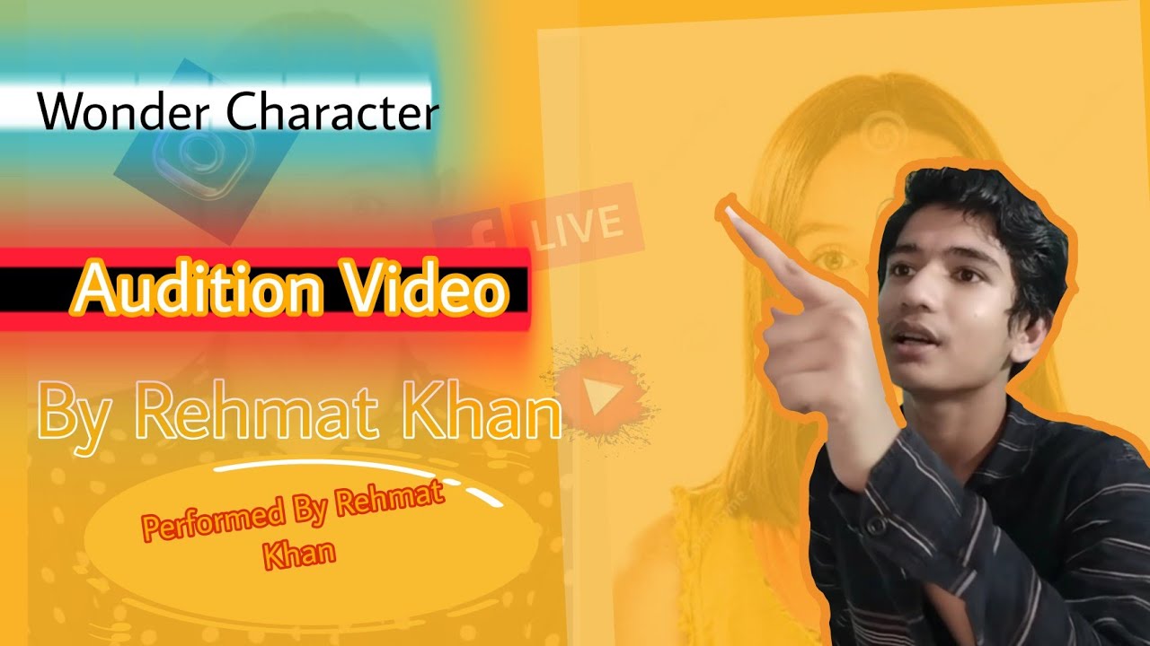 Wonder Character Audition Video. || Hindi Monologue|| Male Script ...