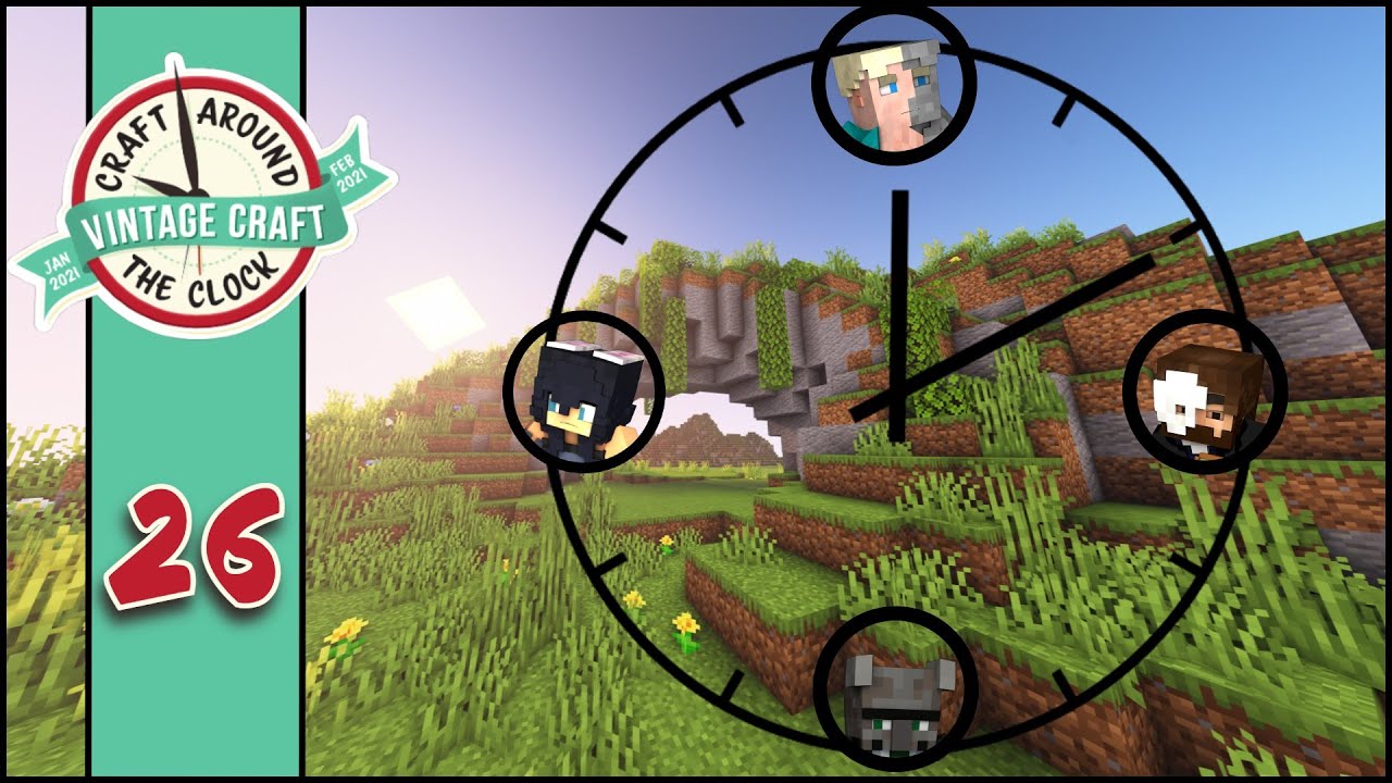 Minecraft: Vintagecraft, Craft Around the Clock! Season 2 Episode 26 - 606 Crafts - YouTube