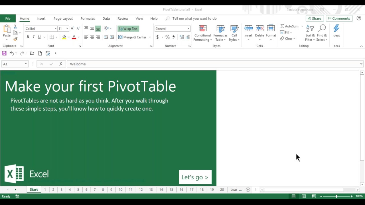 PivotTables Part 1 - YouTube