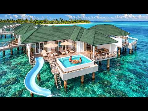 Siyam World Maldives, Maldivler’in en büyük her şey dahil resortu (4K tur ve vlog)