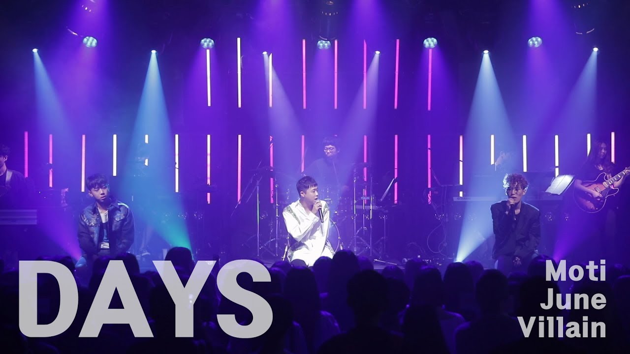 [LIVE] 준(JUNE)X모티(Moti)X빌런(Villain) - Days - YouTube
