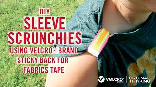 How to Make A No-Sew Sleeve Scrunchies