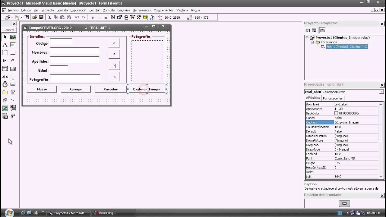 Visual BasiC 6.0 - Agregar IMAGENES Desde Un Formulario a ACCES! - YouTube