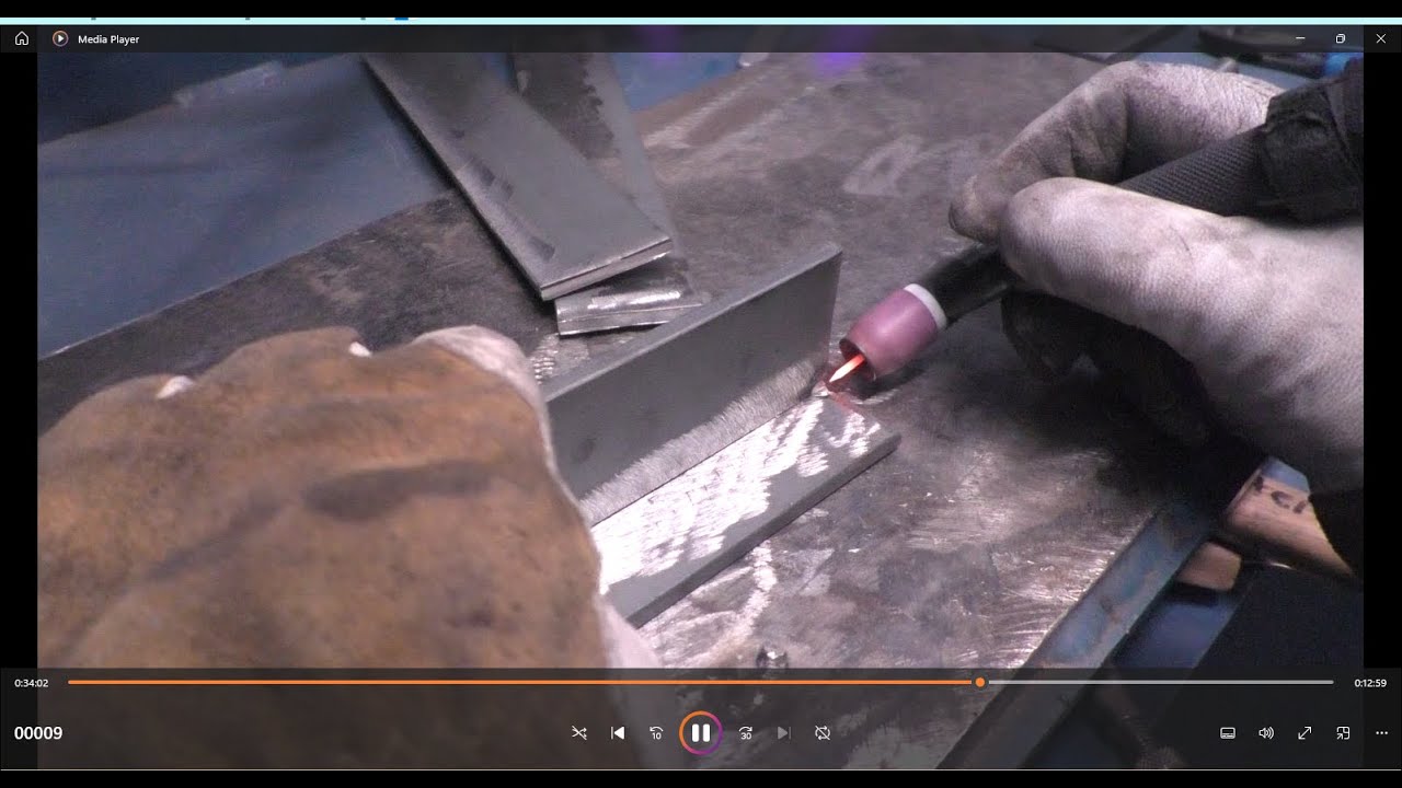 TIG welding first steps - YouTube
