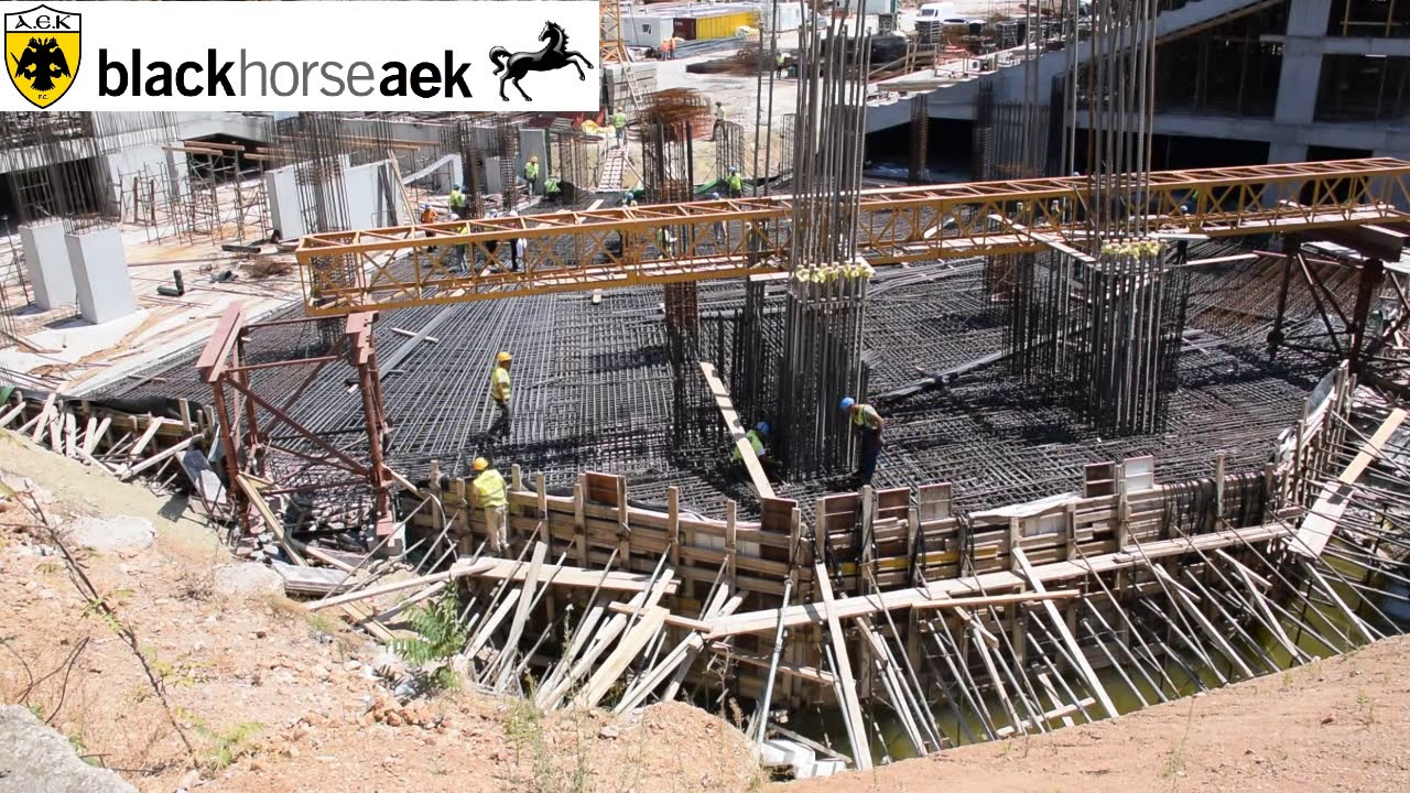 ΓΗΠΕΔΟ ΑΕΚ ΑΓΙΑ ΣΟΦΙΑ 12/06/18(PART 1) ΒΔ πυλώνας εργασίες και τα ...
