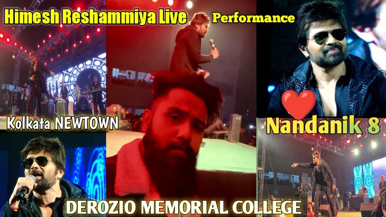 Himesh Reshammiya Live Performance in Kolkata | Derozio Memorial ...