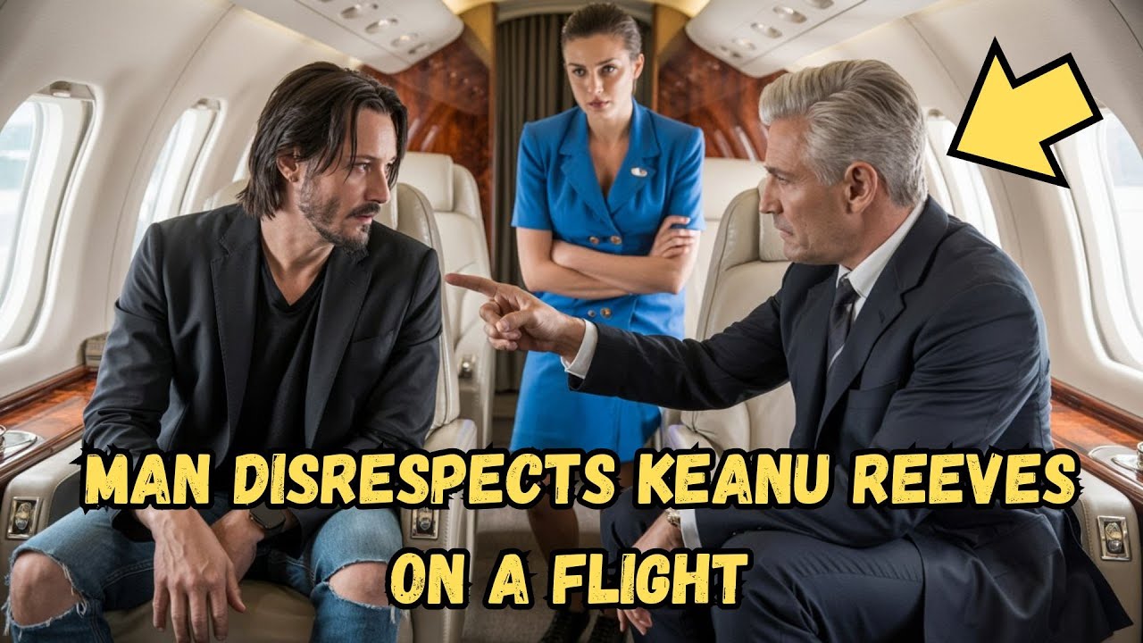 Man Disrespects Keanu Reeves on a Flight — Instantly Regrets It When ...