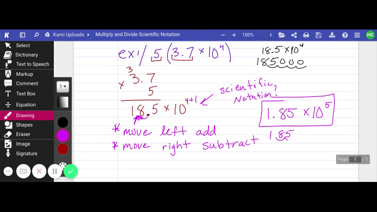 Multiply Scientific Notation YouTube Multiply Scientific Notation YouTube