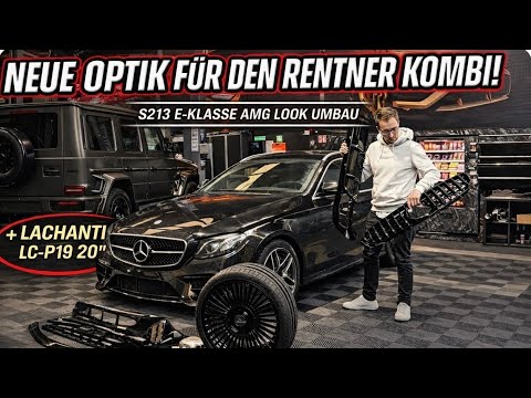 OPTICARS | MERCEDES E-KLASSE S213 W213 ➡️ E63 LOOK UMBAU + LACHANTI LCP 19 & CETE ACTIVE SOUND