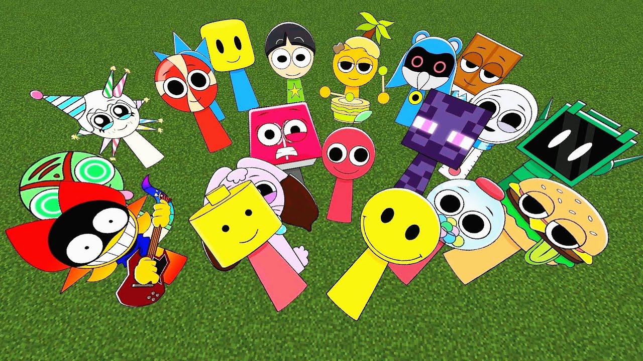 Incredibox Sprunki addon in Minecraft PE Bedrock edition - YouTube