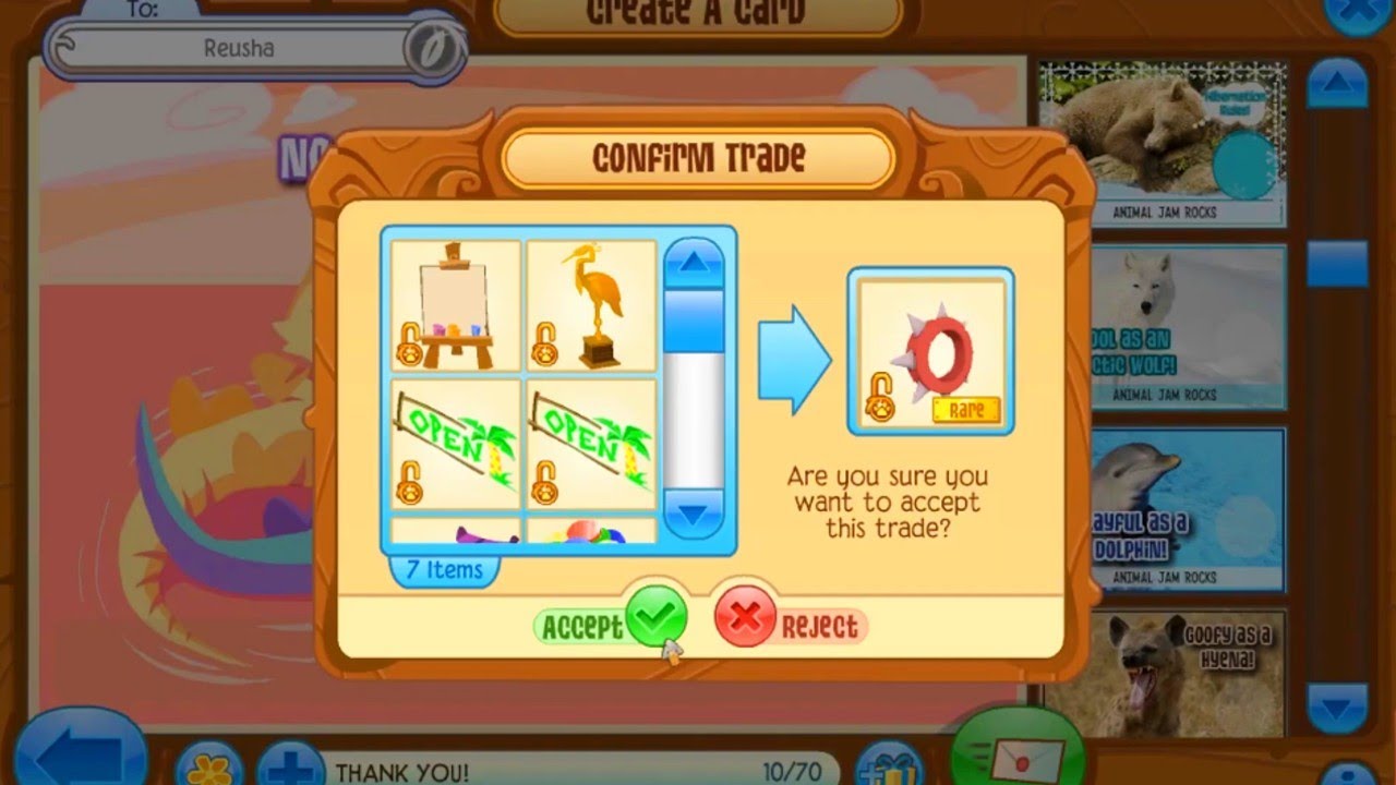 Animal Jam Classic Trading Proofs | DEN BETAS - YouTube