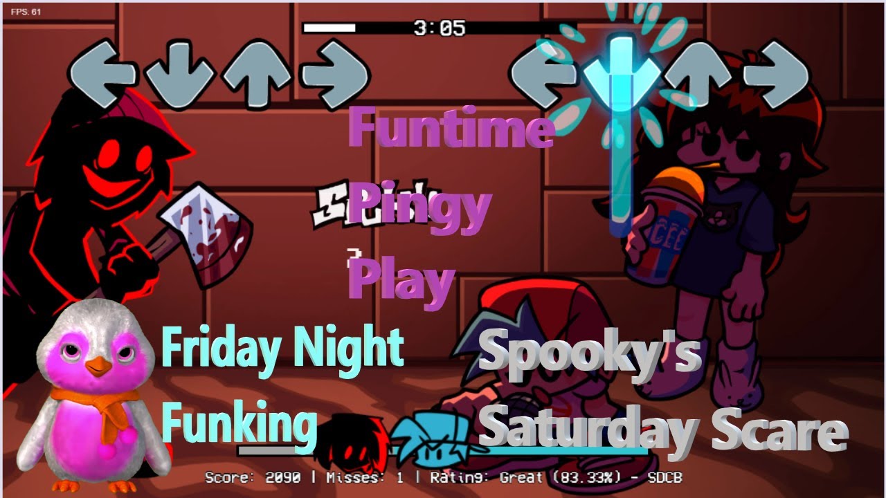 Funtime Pingy Play FNF Spooky's Saturday Scare - YouTube