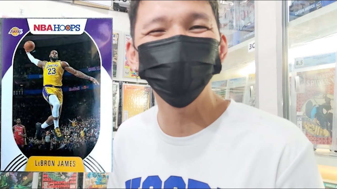 OPENING '20-'21 NBA HOOPS BASKETBALL PACK (MAY LEBRON JAMES NA KAYA ...