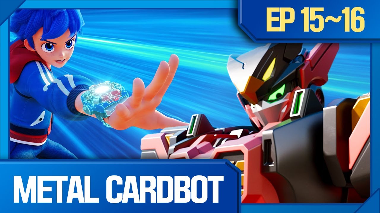 Metal Cardbot | 🦾ep.15-16 Compilation: Metal Cardbot Falls from the Sky ...