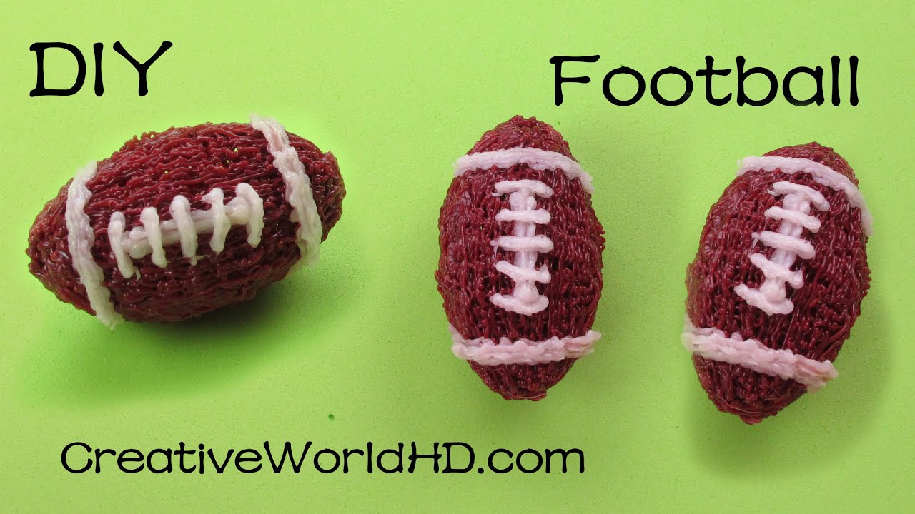 How to Make Football - 3D Printing Pen Creations/Scribbler DIY Tutorial ...
