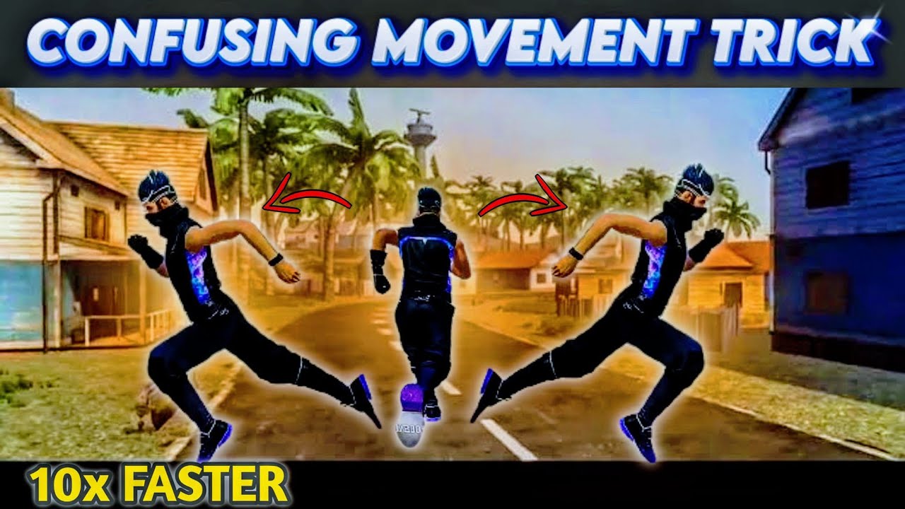 Free Fire New Movement Trick || 10X FASTER || Better Than Raistar - YouTube