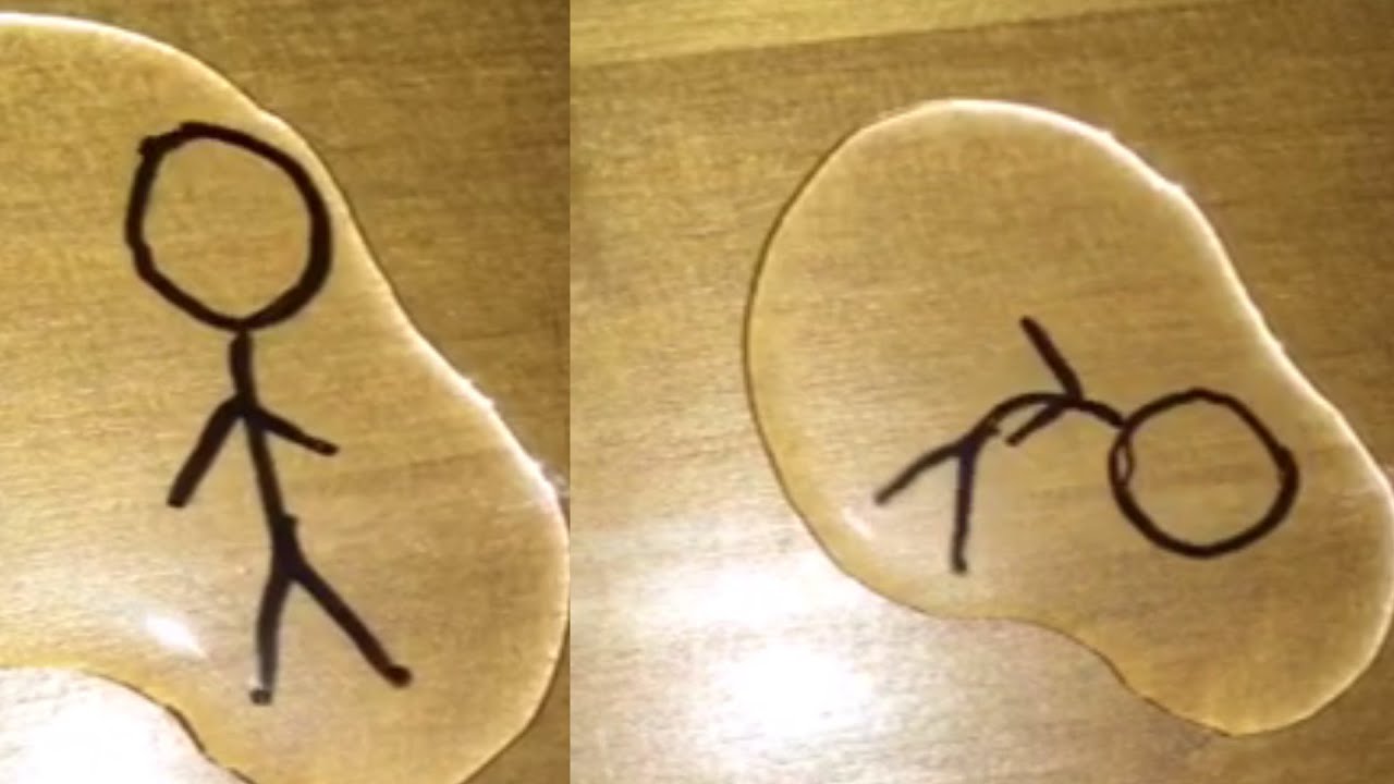 Stick Figure Comes to Life in Water - WOW - YouTube