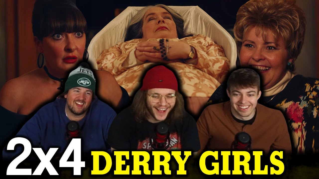 NOT AT THE FUNERAL!! | Derry Girls 2x4 First Reaction!! - YouTube