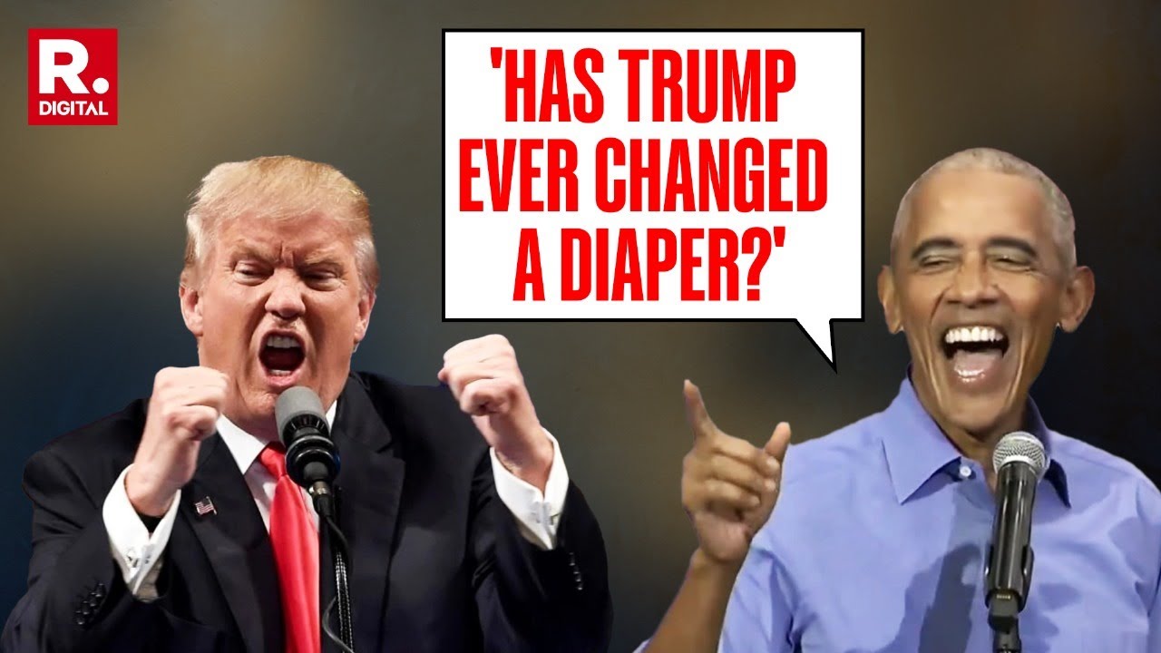 Has Donald Trump Ever Changed Diapers? Obama Asks In Charged Up ...